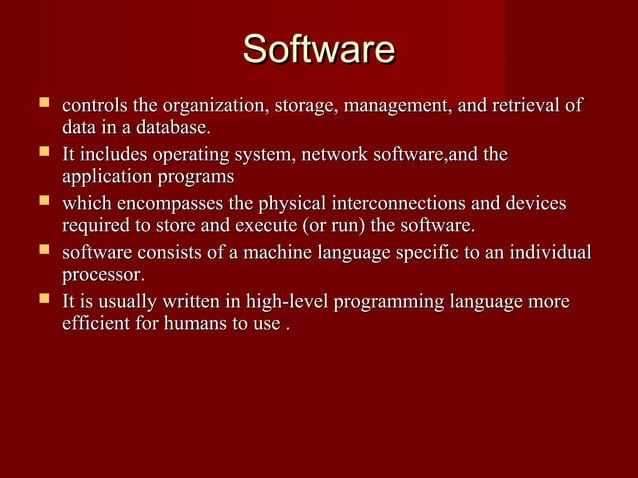 Lect 21 components_of_database_management_system | PPT