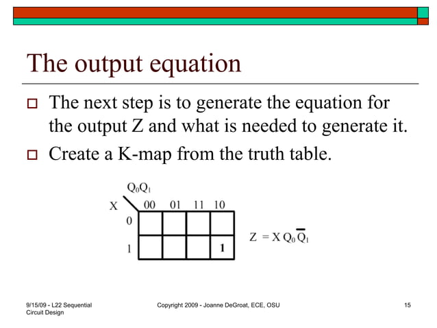 Lect 22 - Sequential Circuit Design.ppt | Programming Languages | Computing