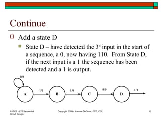 Lect 22 sequential circuit design (1) | PPT