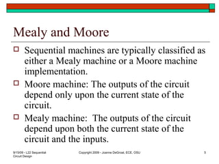 Lect 22 sequential circuit design (1) | PPT