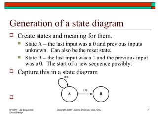 Lect 22 sequential circuit design (1) | PPT