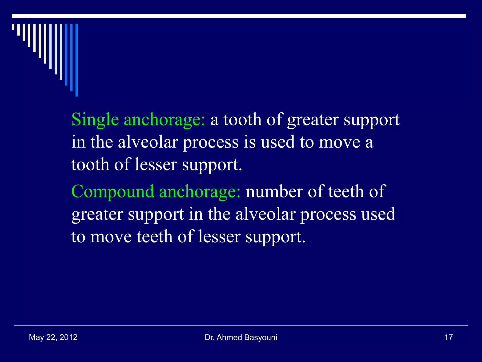 Anchorage in Orthodontics | PDF