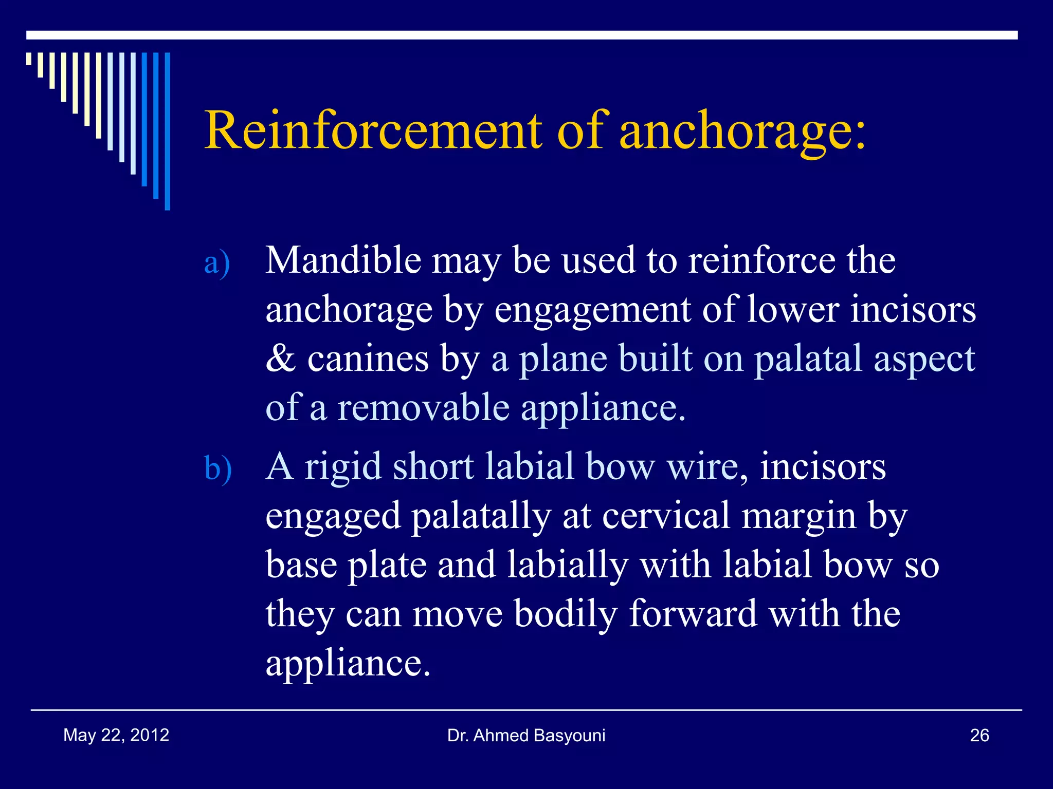 Anchorage in Orthodontics | PDF