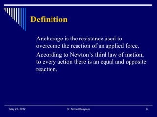 Anchorage in Orthodontics | PDF