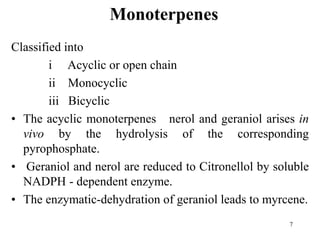 Terpenes.pptx | Chemistry | Science