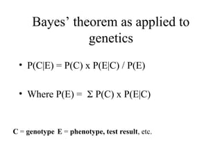LECTURE 24 -25 Bayes' Theorem . p p t. | PPT