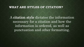 bibliography and citation in ms word | PPTX