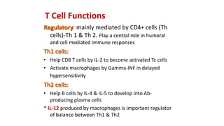 Lect 2 cells of immune system rmc 2016 | PPT