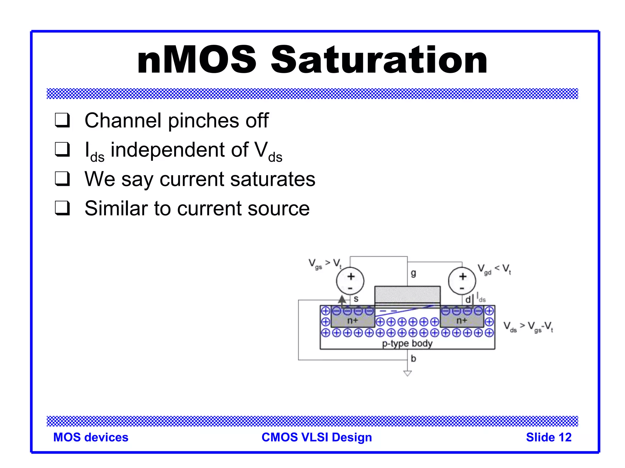 Lect 2 CMOS Transistor Theory.pptx | Physics | Science