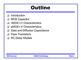 Lect 2 CMOS Transistor Theory.pptx | Physics | Science