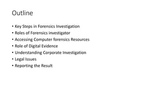 Lect 2 computer forensics | PPT