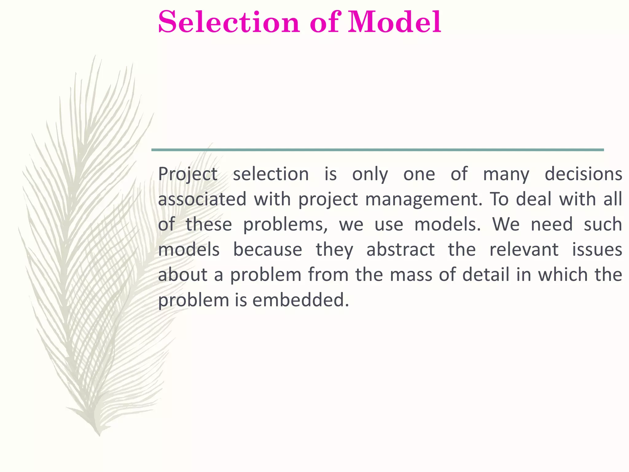 Lect 2 project screening & selection | PDF