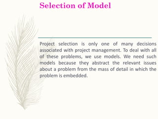 Lect 2 project screening & selection | PDF