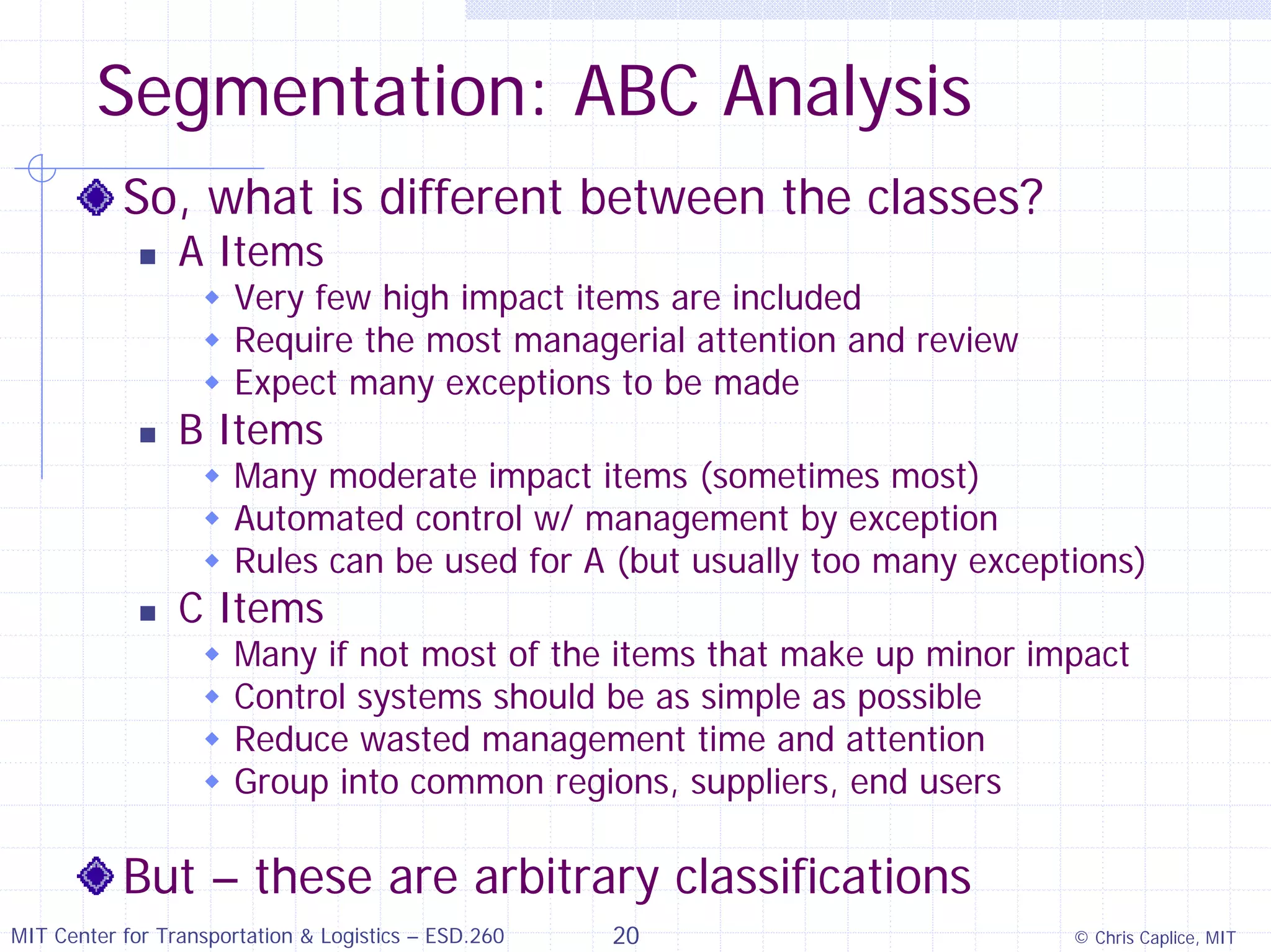 Supply Chain Segmentation Analysis | PPT