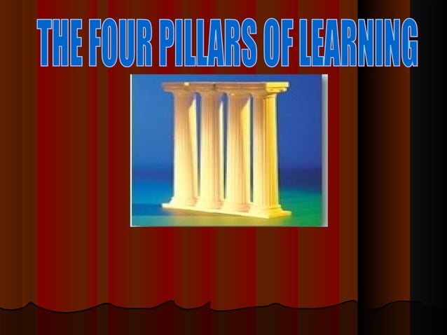 Lect 2 the four pillars of learning (riza edited) | PPT | Primary ...