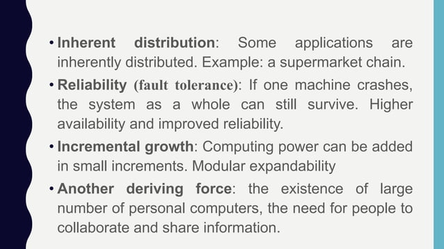 Lect 2 Types of Distributed Systems.pptx | Computer Networking | Computing