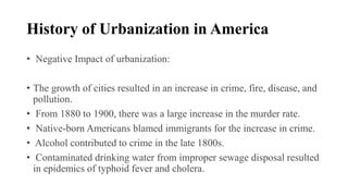 Lect 2 urbanization | PPT