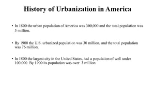 Lect 2 urbanization | PPT