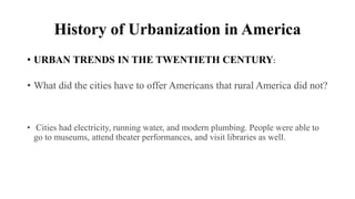 Lect 2 urbanization | PPT