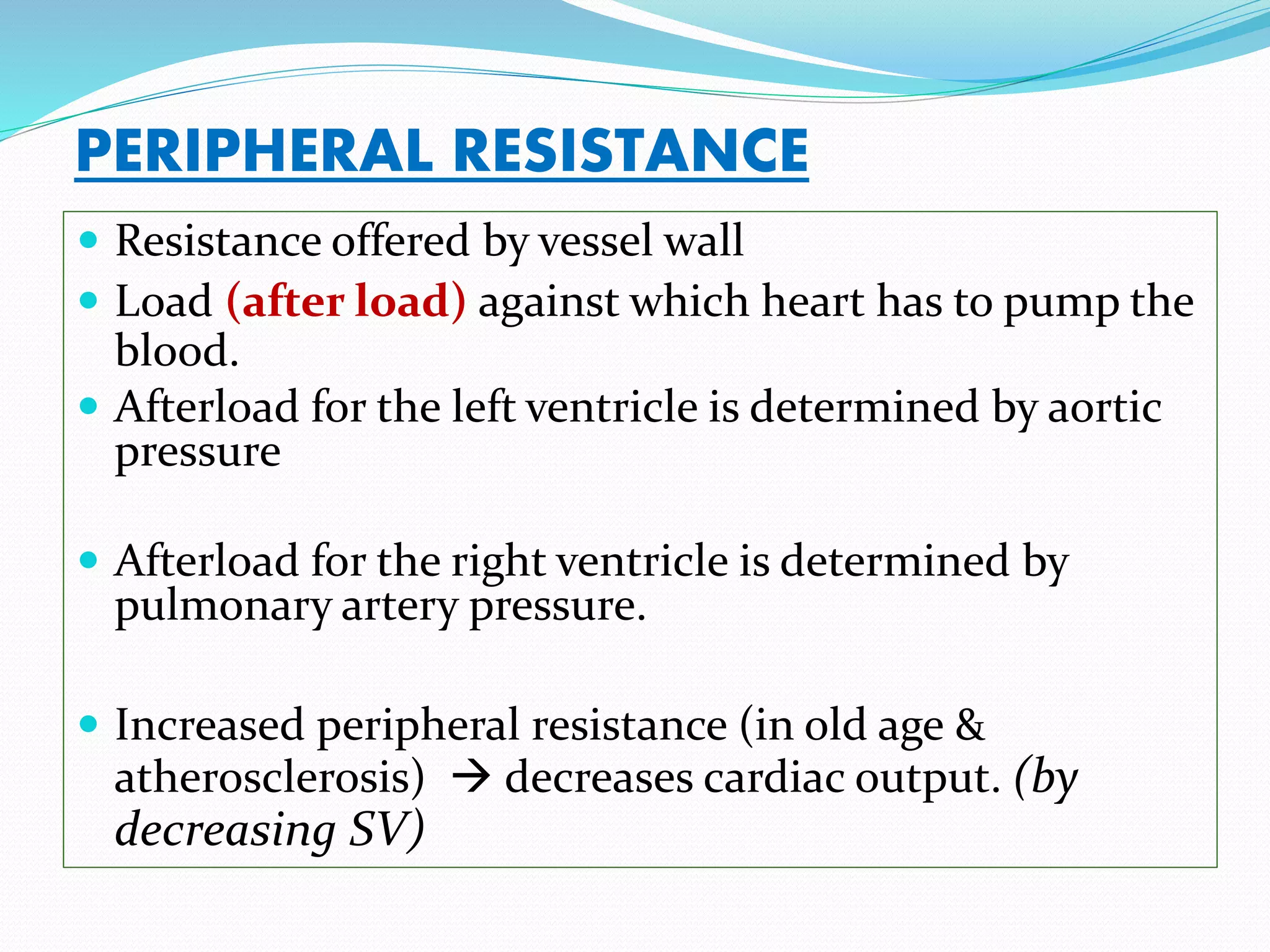 cardiac output, | PPTX