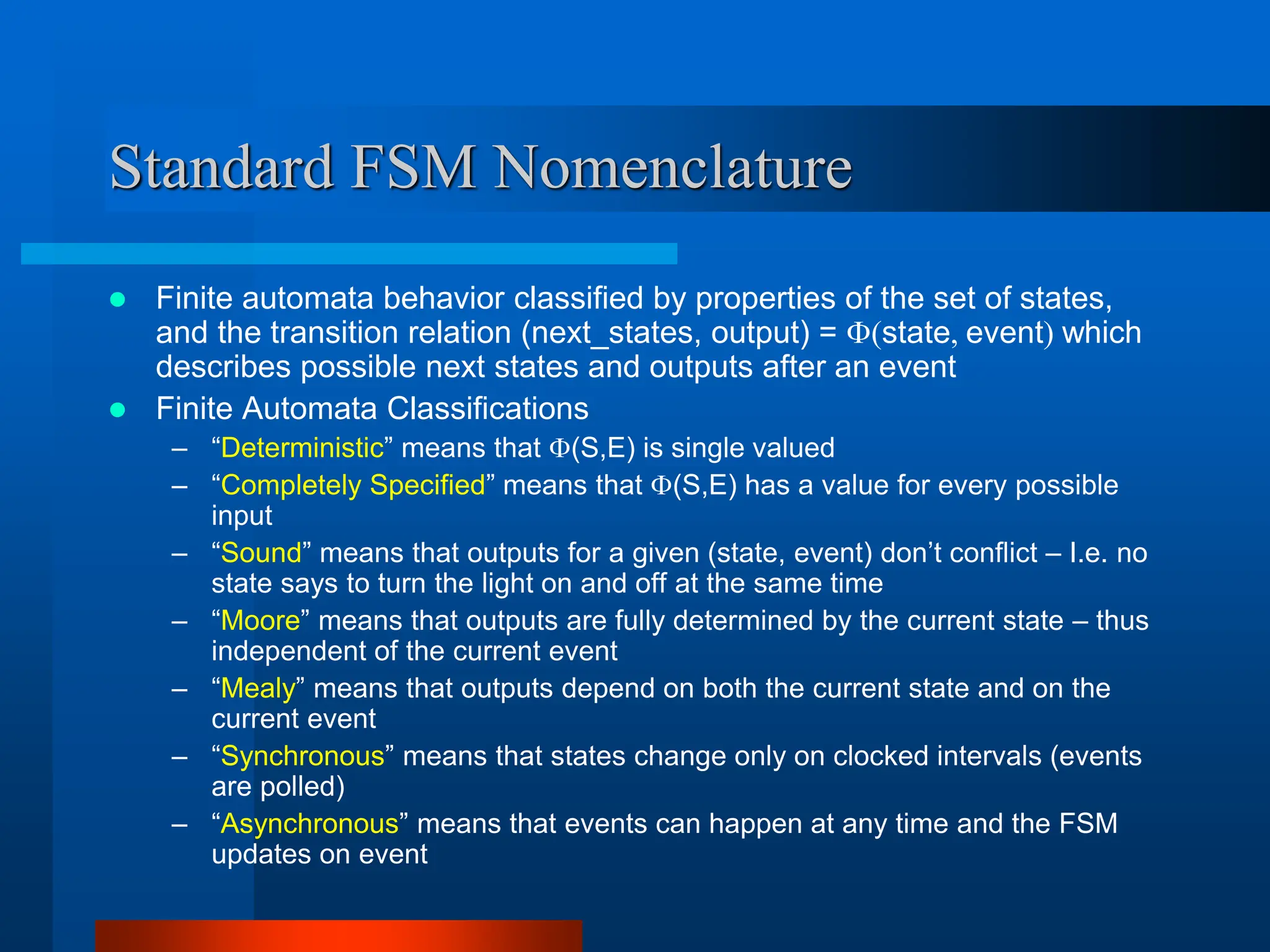 Lecture3 Finite State Automata Models Ppt