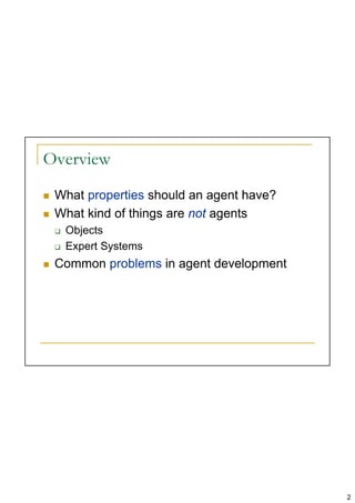 Agent properties | PDF