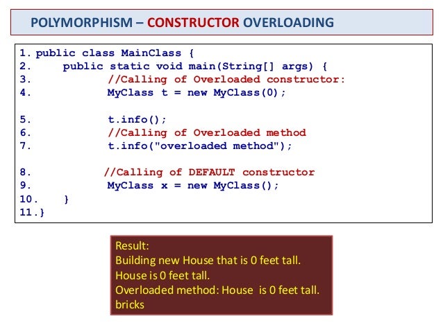 Write A Java Program To Demonstrate Constructor Overloading