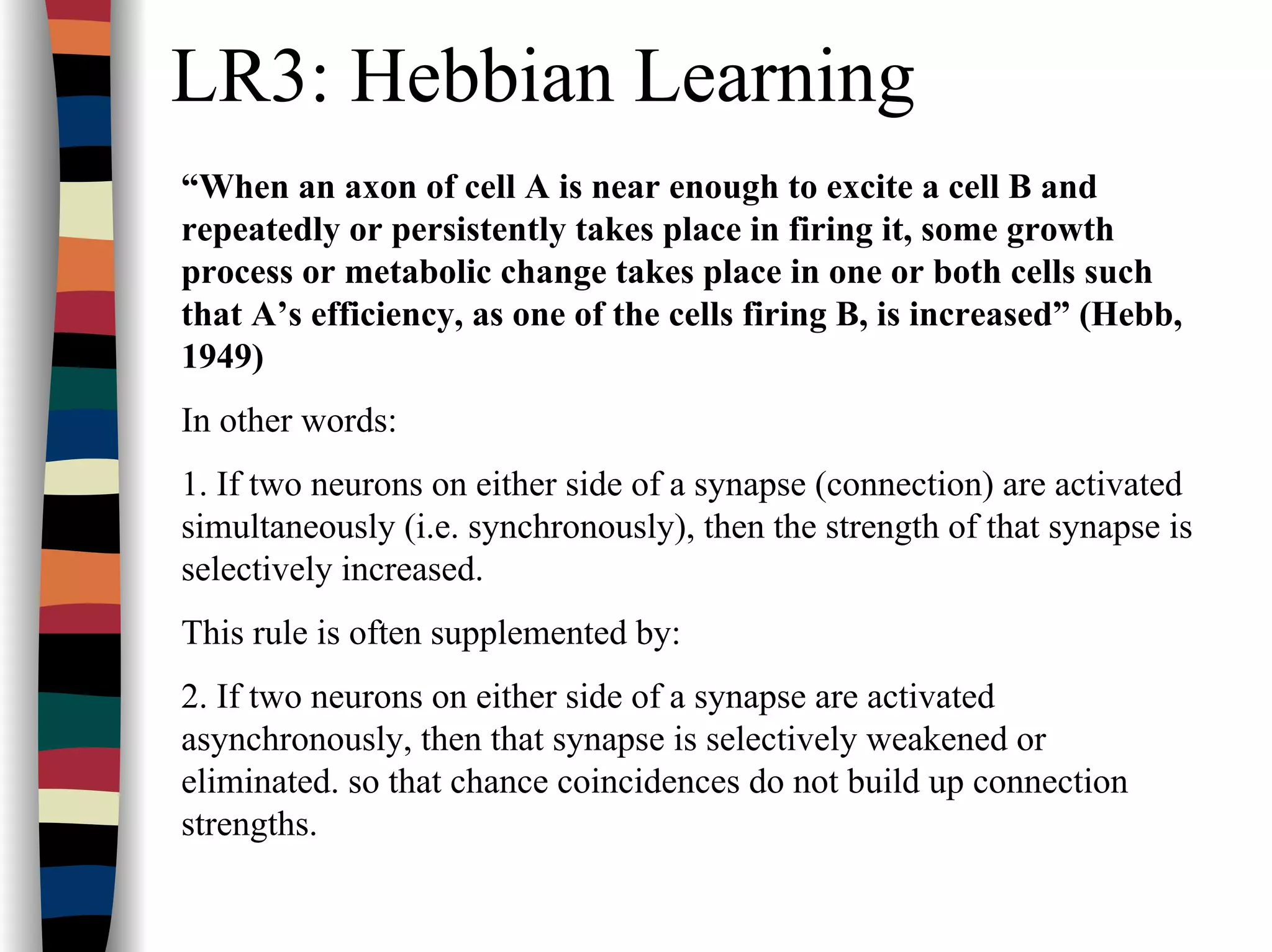 Artificial Neural Networks Lect3: Neural Network Learning rules | PDF | Web Development | Internet