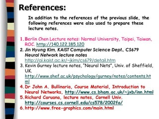 Artificial Neural Networks Lect3: Neural Network Learning rules | PPT
