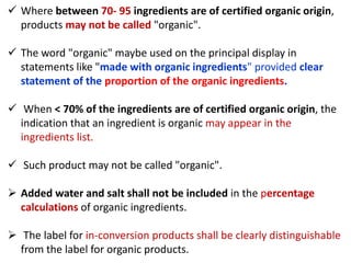 Post harvest processing in organic farming lect 30.pptx