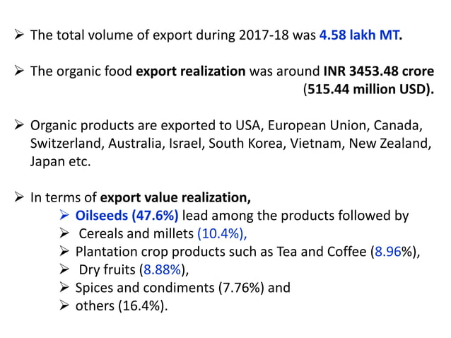 marketing and export of organic products.lect 31.pptx