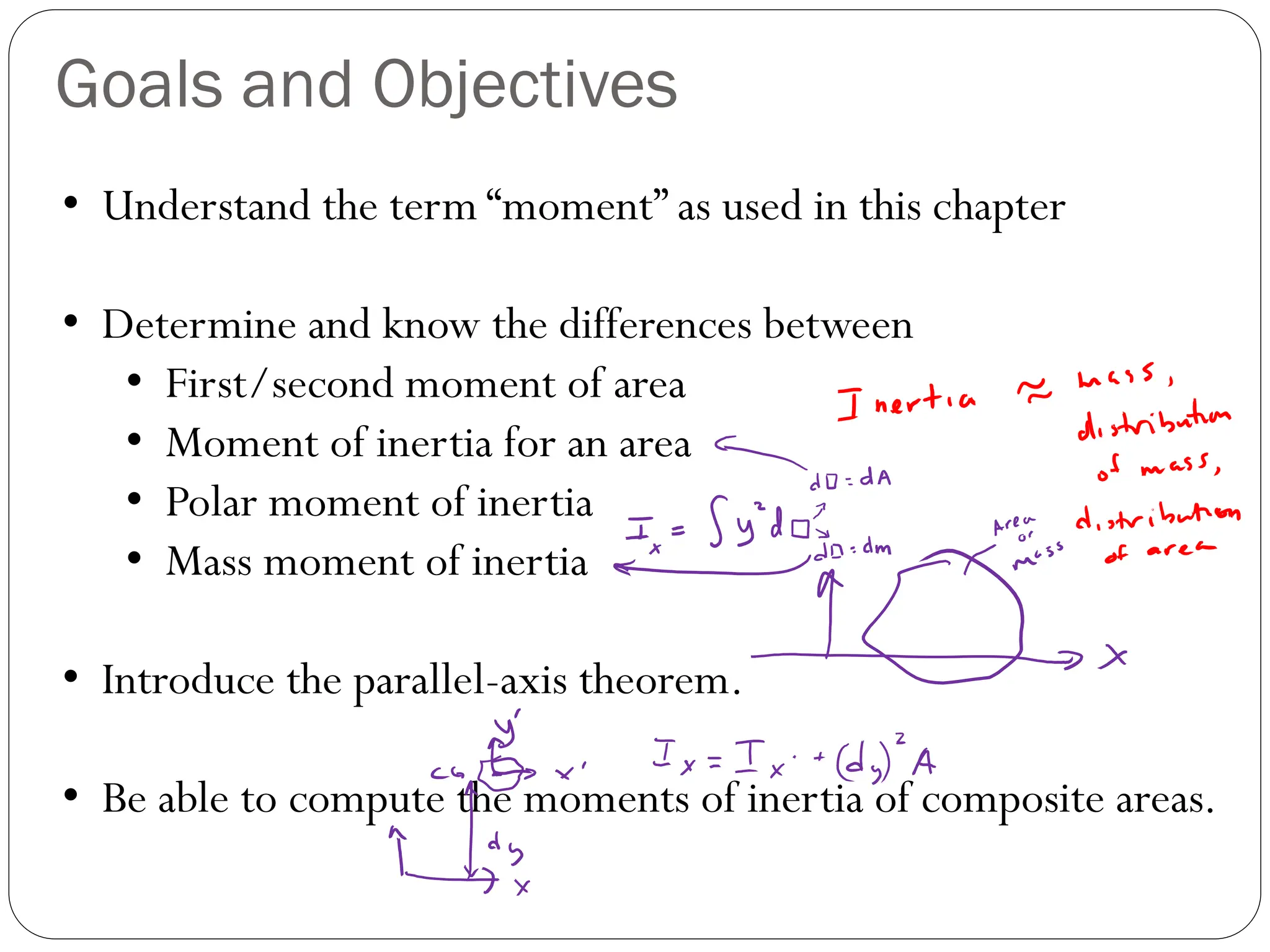 Lecture Notes About Moment of Inertia and Radius of gyration | PDF