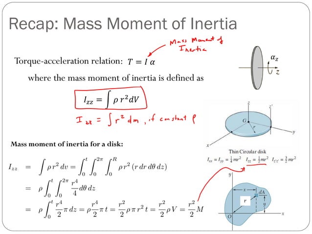 Lecture Notes About Moment of Inertia and Radius of gyration | PDF