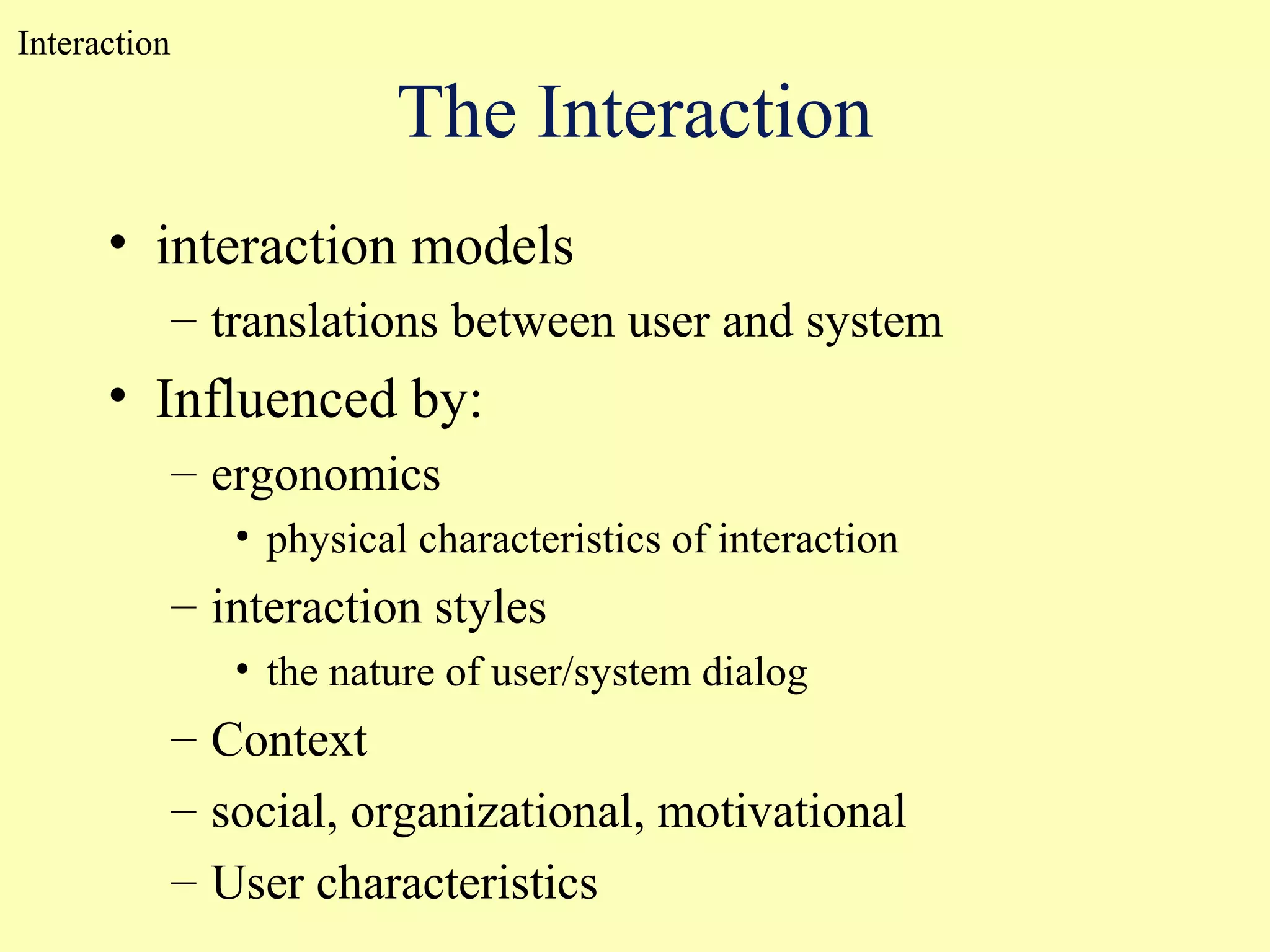 interaction norman model in Human Computer Interaction(HCI) | PPT