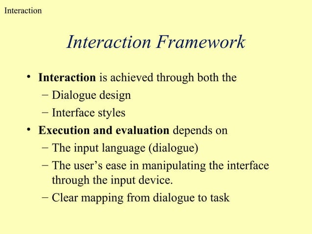interaction norman model in Human Computer Interaction(HCI) | PPT