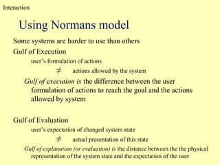 interaction norman model in Human Computer Interaction(HCI) | PPT