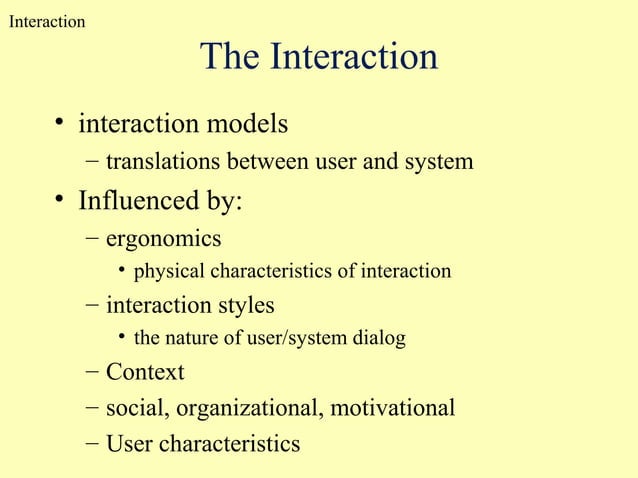 interaction norman model in Human Computer Interaction(HCI) | PPT