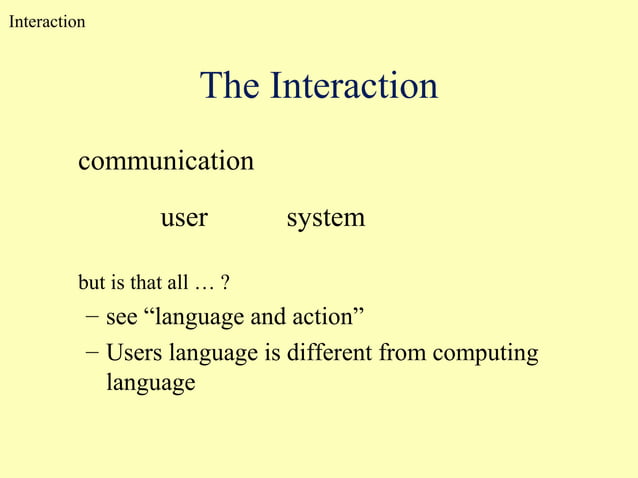 interaction norman model in Human Computer Interaction(HCI) | PPT