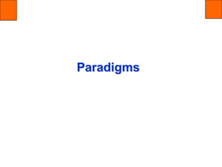 Paradigms course in Human computer interaction power point | PPT