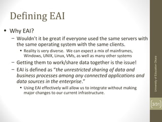 Enterprise Application Integration | PPT