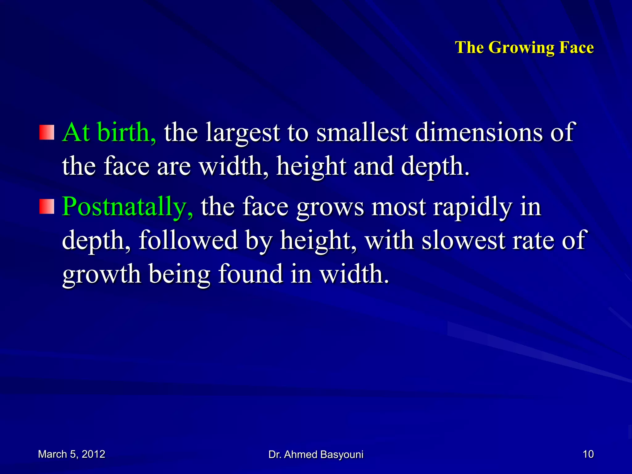 Growth and Development of Craniofacial Complex I | PDF