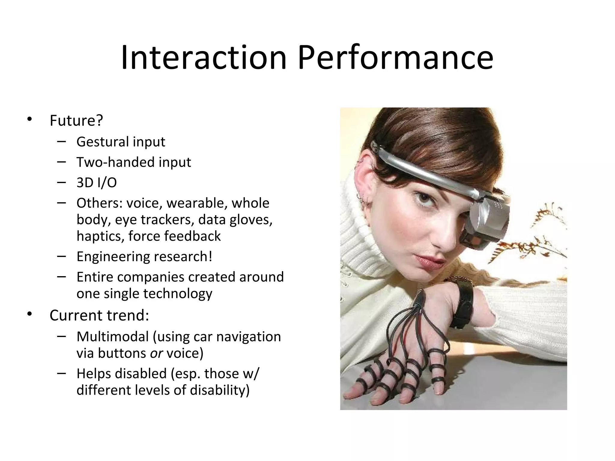 Interaction devices in human Computer Interface(Human Computer interface tutorials)- 2014-2015 | PPT