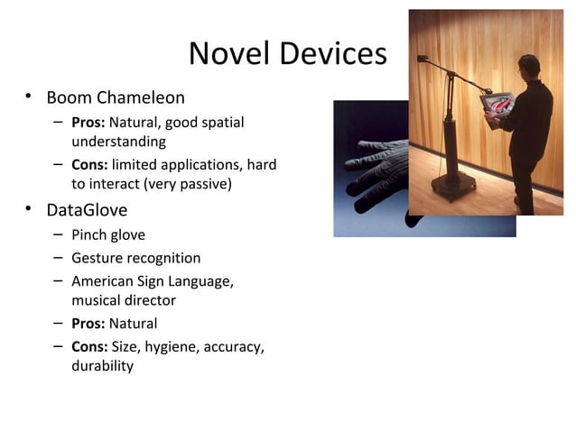 Interaction devices in human Computer Interface(Human Computer ...