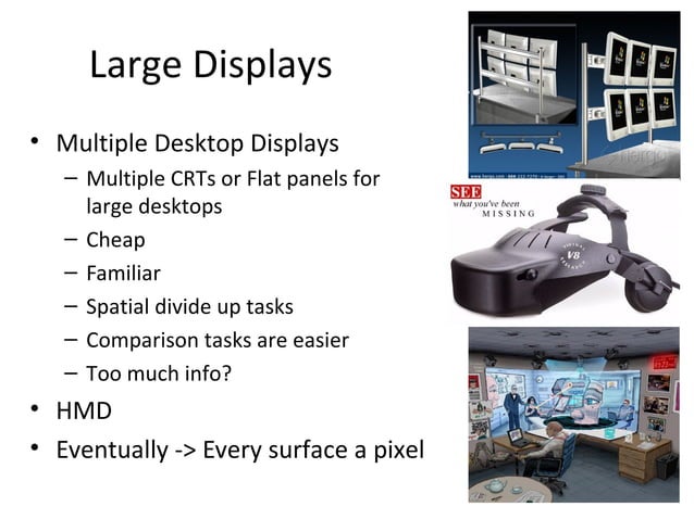 Interaction devices in human Computer Interface(Human Computer ...
