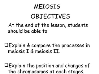 Lect 3 meiosis | PPT