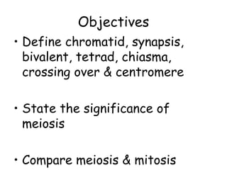 Lect 3 meiosis | PPT