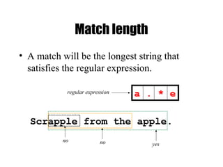 Regular Expressions grep and egrep | PPT