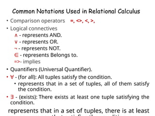 Lect 3 Relational Calculus.pptx from mmu | PPT