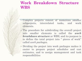 Lect 3 wbs&obs | PDF