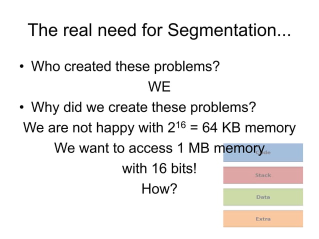 8086 memory segmentation | PPTX